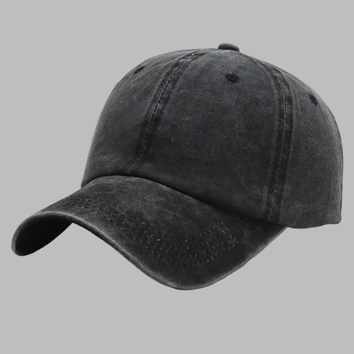 Vintage Black Punk Rock Cap | Gotyka